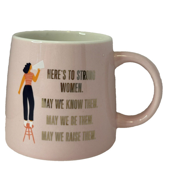 Design Clique | Dining | Design Clique Heres To Strong Women Pink ...